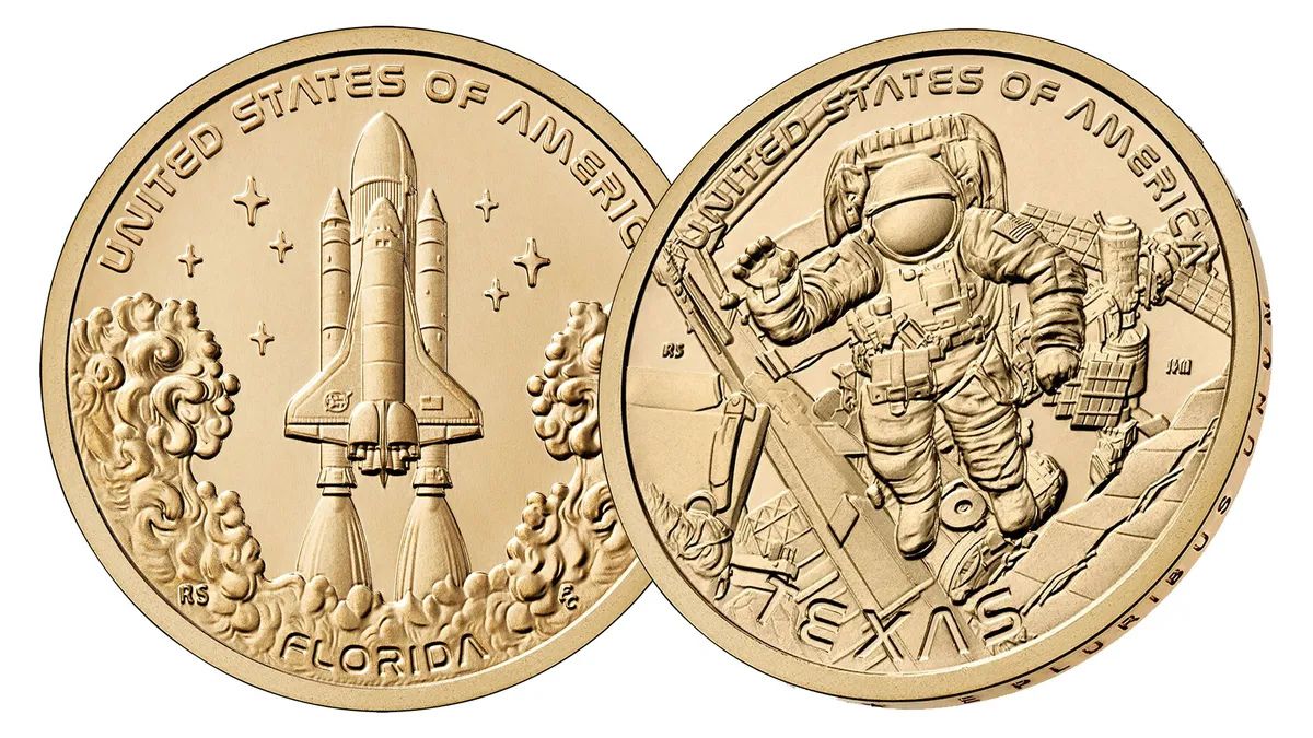 US Mint Unveils 2025 Dollar Coins Featuring Space Shuttle and Mission ...